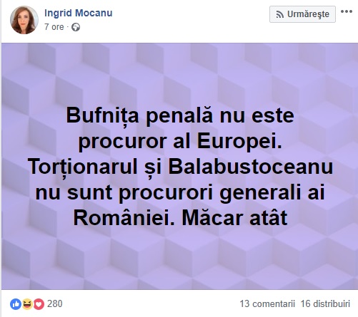 Ingrid Mocanu o distruge pe Laura Codruţa Kovesi! Jigniri fără ...