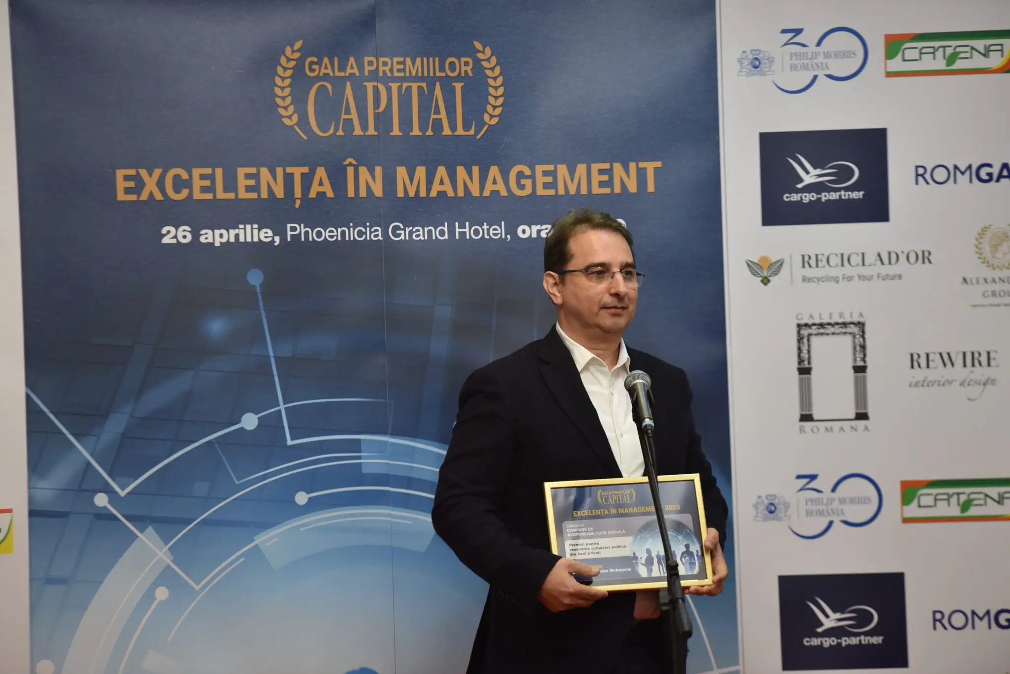 Gala „Excelență în Management”. Daniel Epure, Fundația Metropolis: „Ne ...