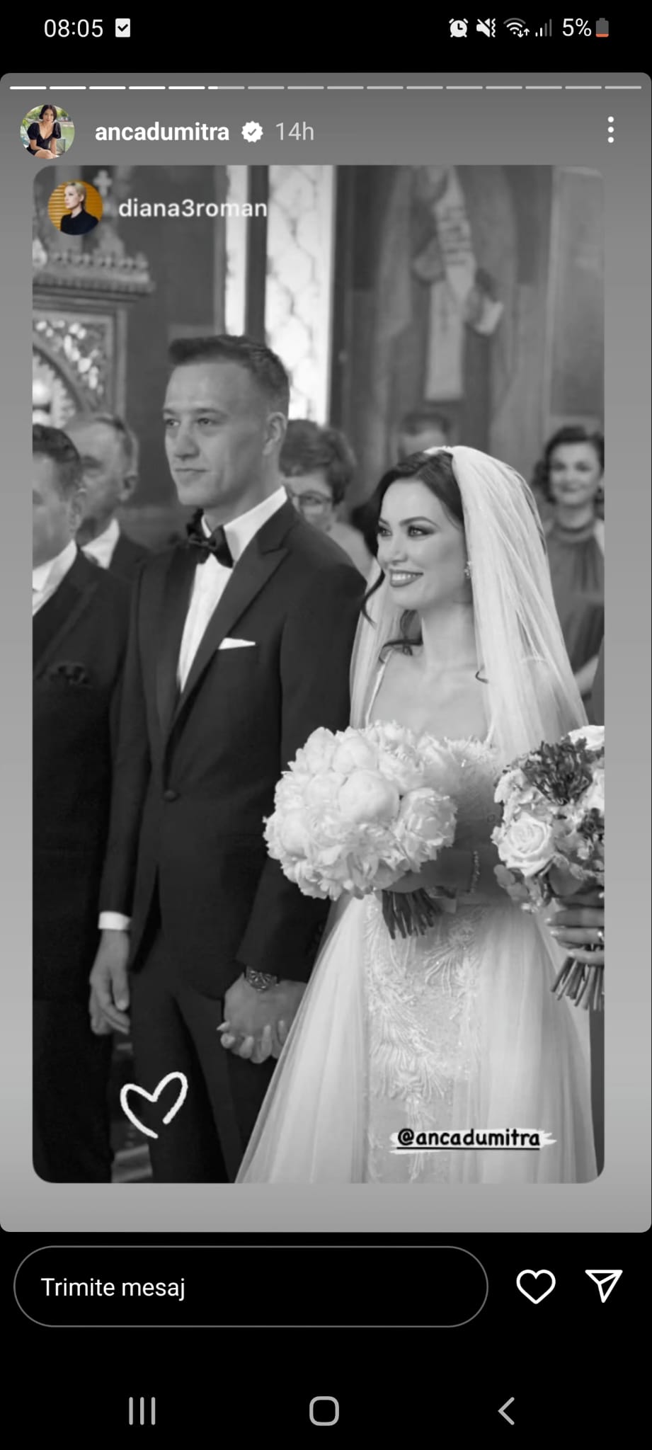 Anca Dumitra a făcut nuntă ca în povești! Cum a arătat Geanina din Las ...