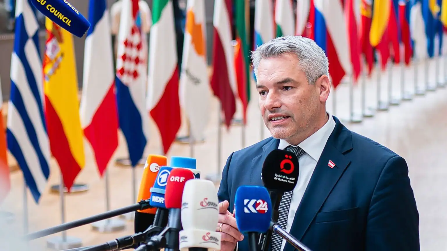 Karl Nehammer a uimit toată România! Ce a făcut cancelarul Austriei