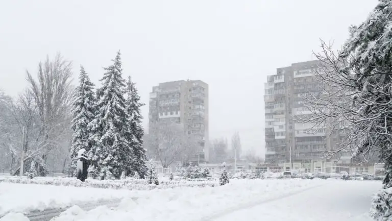 Vreme deosebit de rece în toată țara. Ninsori, viscol și temperaturi ...