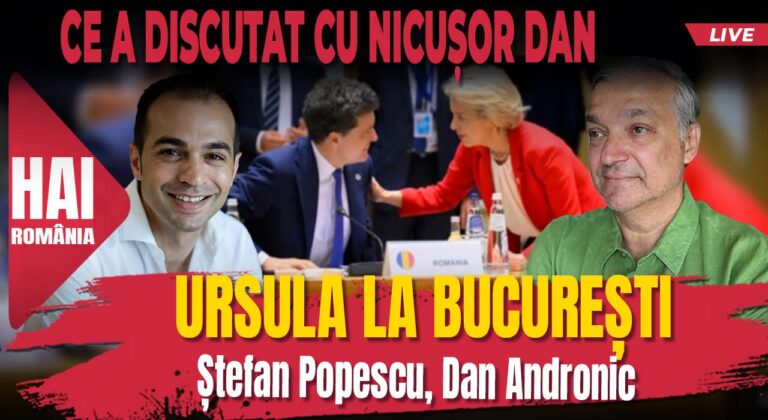 Dan Andronic, la „Hai România”: A venit Ursula la București, a fost ...