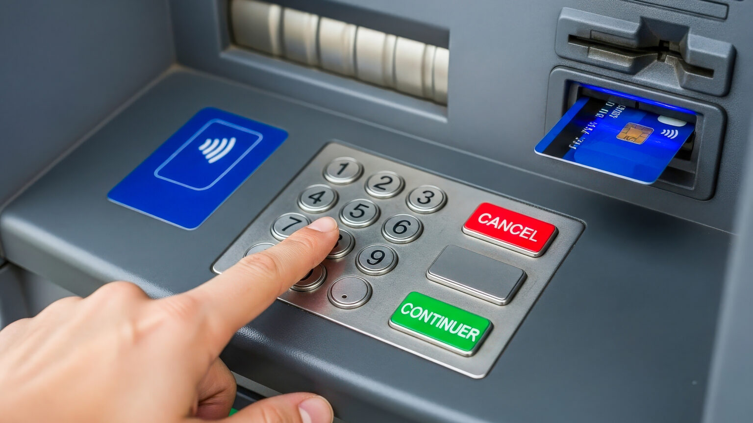 Avertisment pentru cei care scot bani de la bancomat. Butonul pe care ...