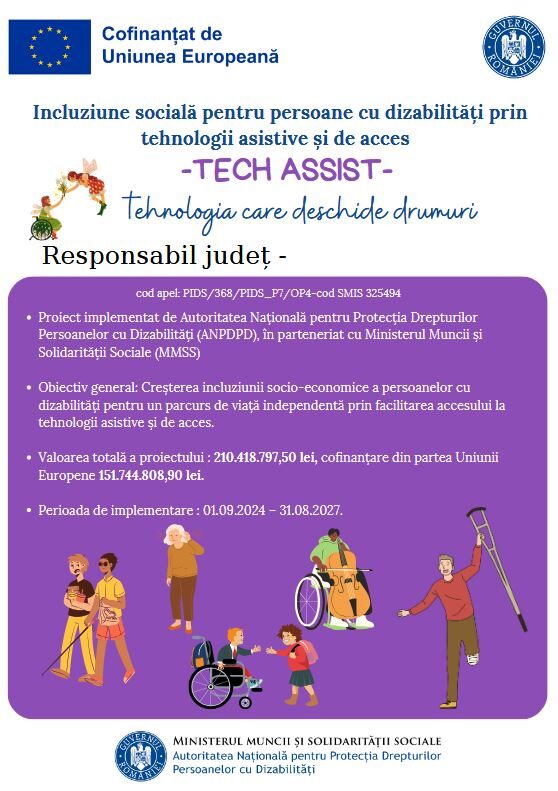 Vouchere de până la 39.900 lei pentru persoanele cu dizabilități. Cum pot beneficia de bani