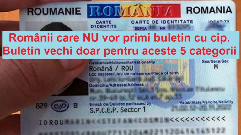 Buletinele electronice cu cip. Ce se întâmplă cu noile cărți de identitate. Românii au nevoie de ...
