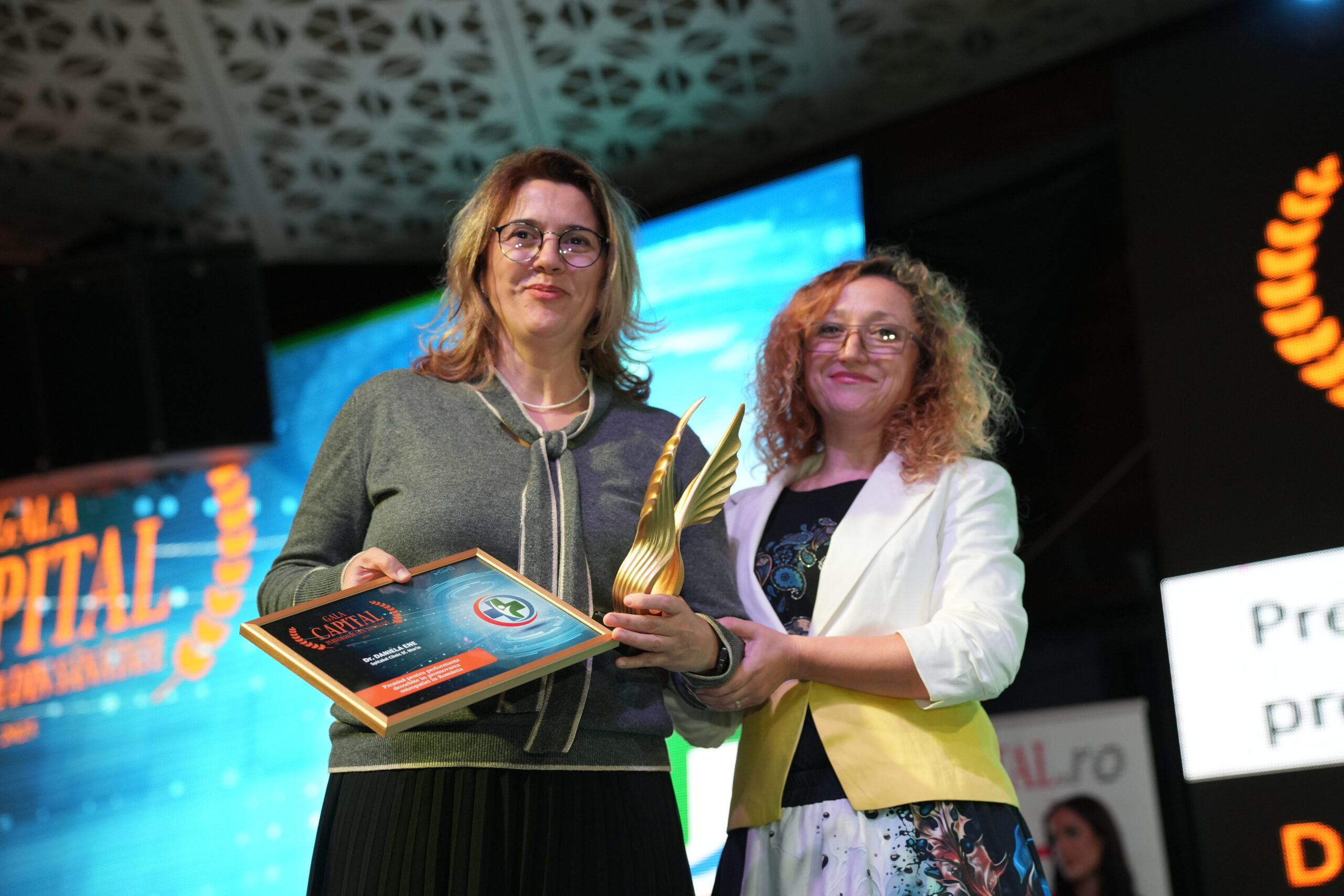 Gala Capital Performeri din Sănătate, ediția 2025. Dr. Daniela Ene, premiată pentru performanțe ...