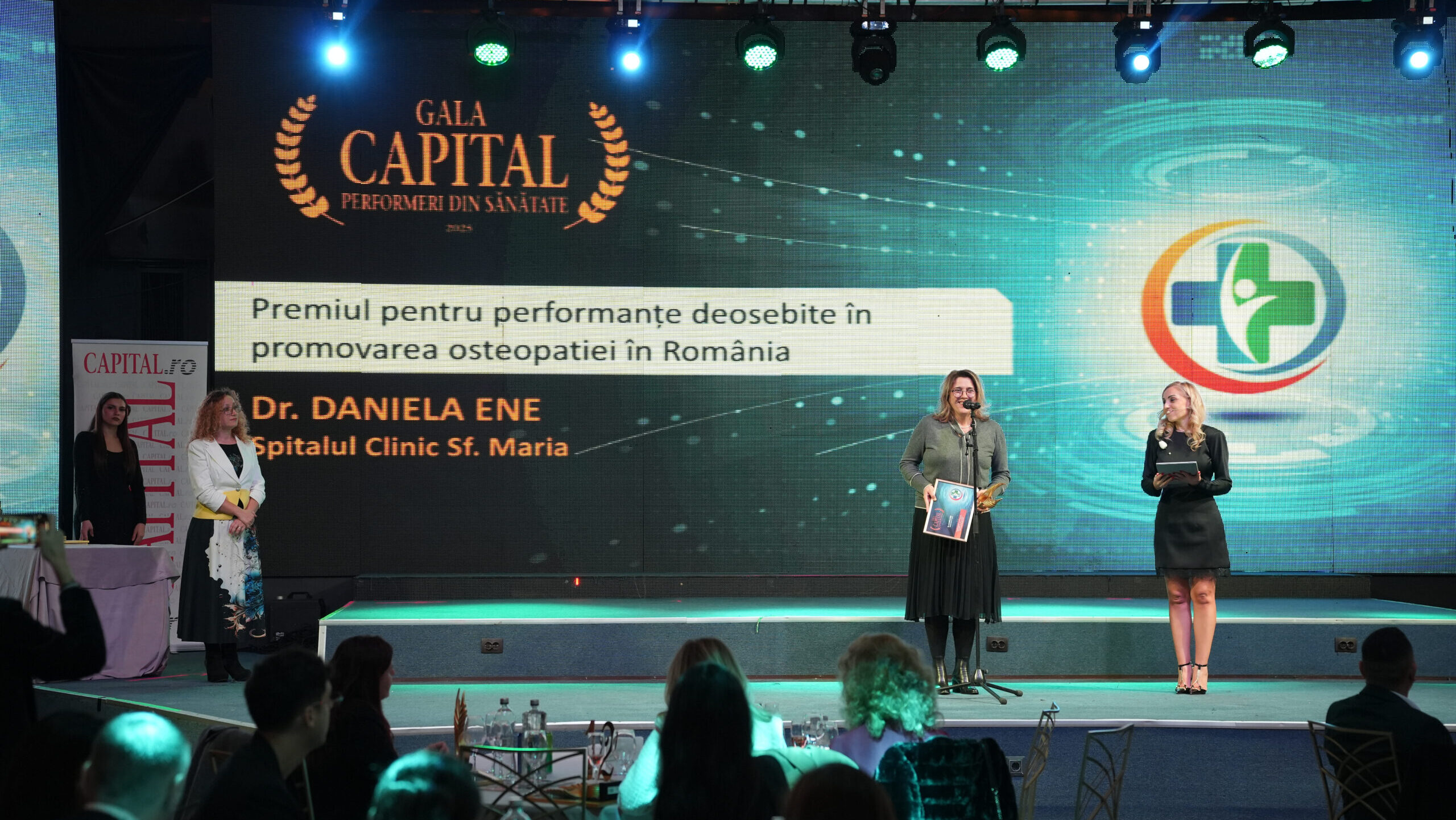 Gala Capital Performeri din Sănătate, ediția 2025. Dr. Daniela Ene, premiată pentru performanțe ...
