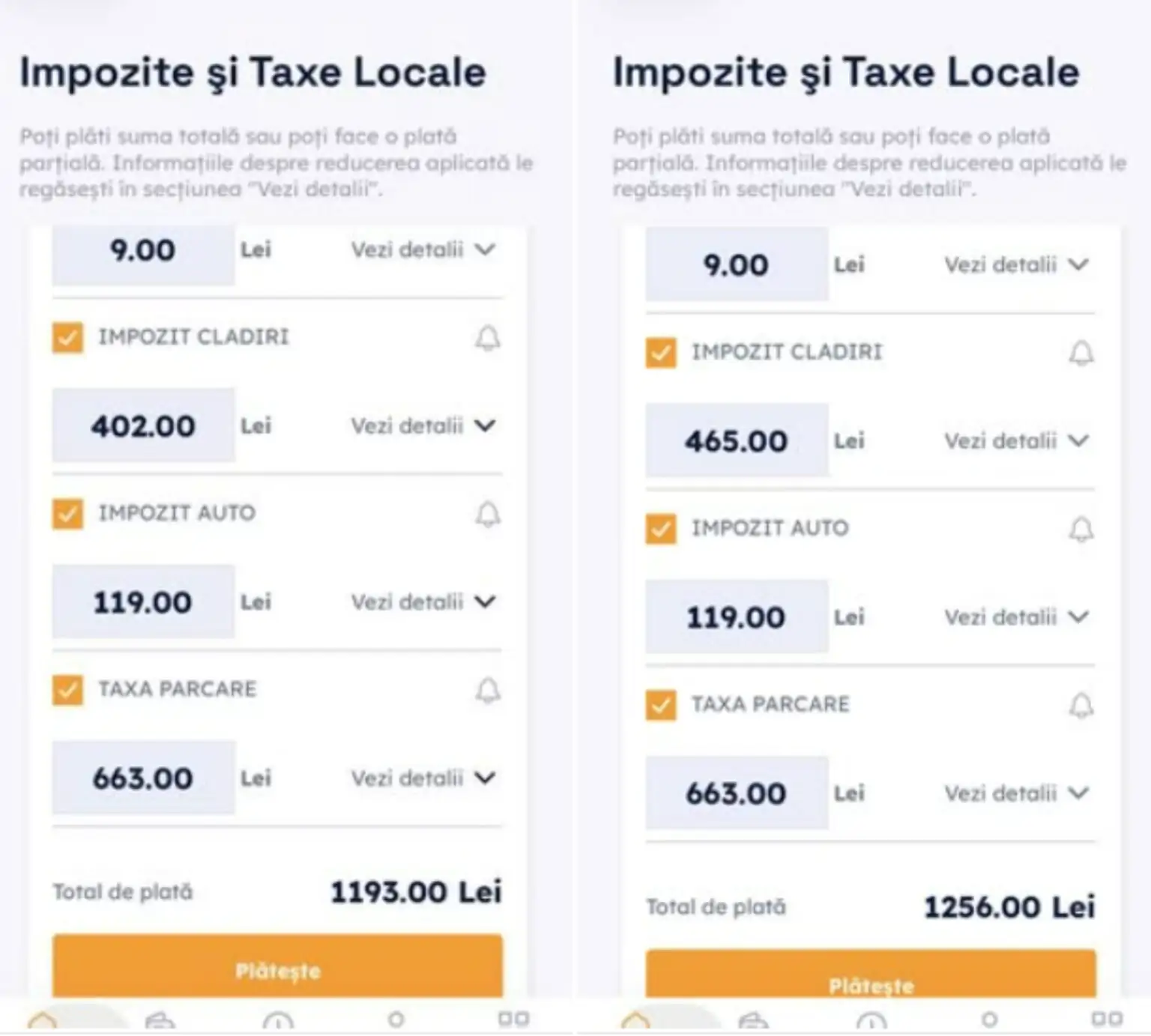 Taxe și impozite modificate și cu 50% peste noapte. Explicațiile ...