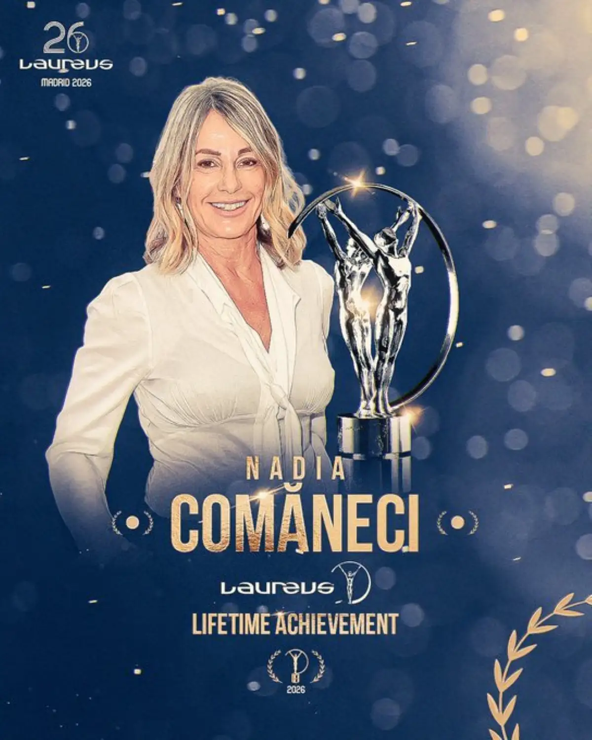 Nadia Comăneci a fost premiată pentru întreaga activitate la Gala ...