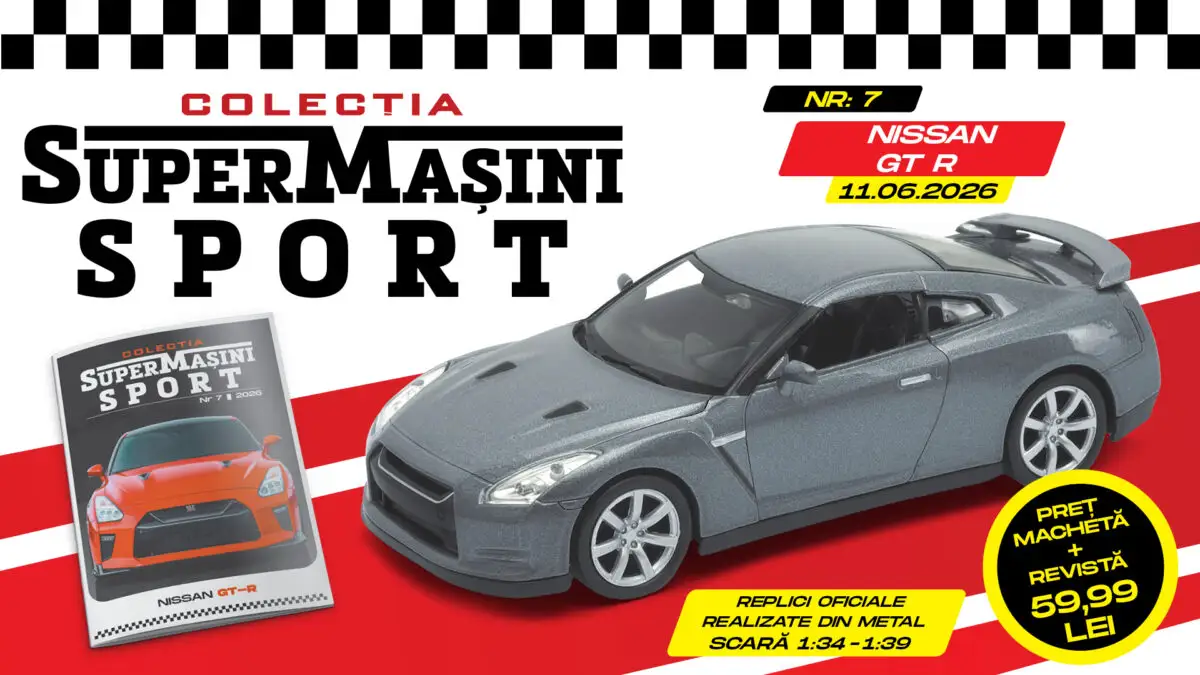 Colecția „SuperMașini Sport” are în prim plan Nissan GT-R! Macheta ...