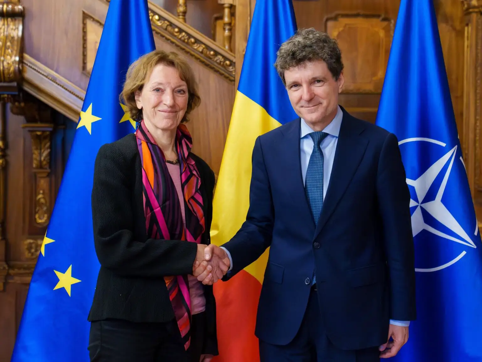 Nicușor Dan, mesaj după discuțiile cu șefa Consiliului European pentru ...