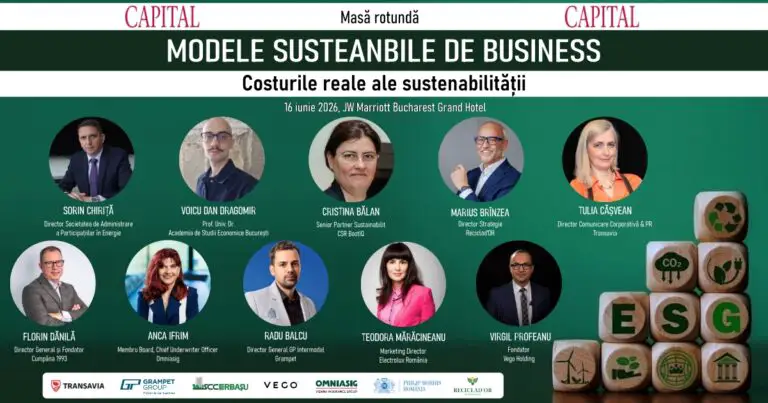 Sustenabilitate. Sorin Chiriță: Nu putem să considerăm că noi putem să ...